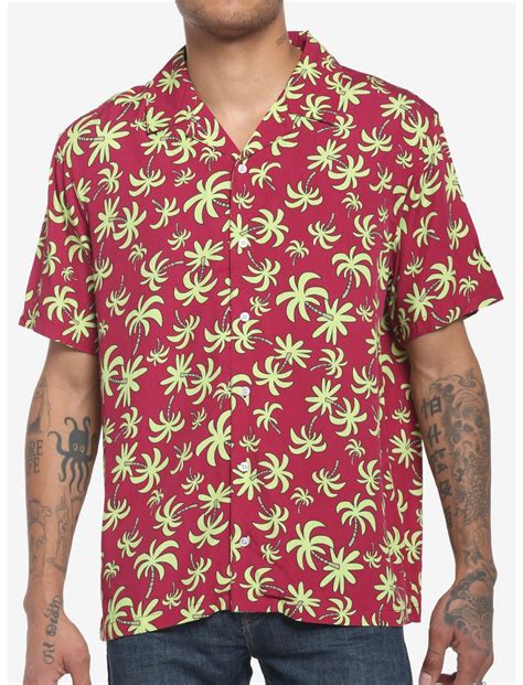 One Piece Franky Cosplay Woven Button Up Hot Topic