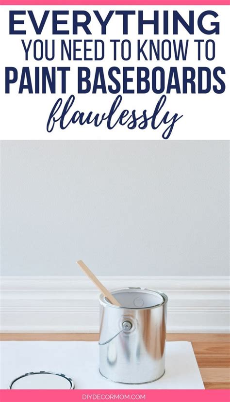 How To Paint Baseboards Perfectly Even If You Re A Sloppy Painter DIY Decor Mom