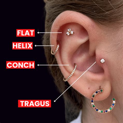 10 Tipos De Piercings Na Orelha Para Você Fazer