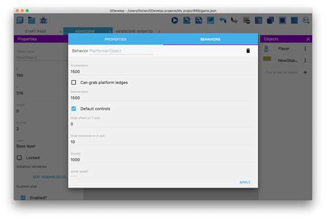 How To Make A Platform Game Gdevelop Documentation