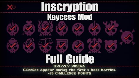 Inscryption Kaycee S Mod Guide Tips Tricks For Mastery YouTube