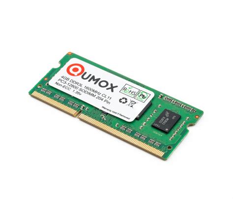Qumox 4gb Ddr3 Ddr3l 1600 Pc3 12800 So Dimm Sdram Memory 1 35 1 5v 記憶體 內存條 筆記本電腦適用 Notebook