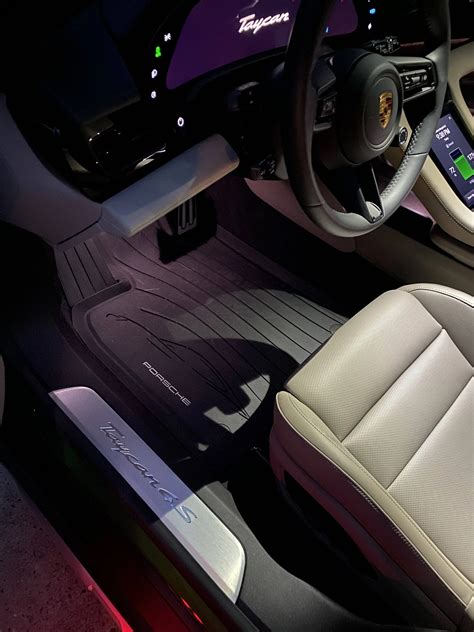 Oem Porsche All Weather Floor Mats For Taycan Taycanforum Porsche