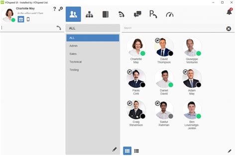 overview of the voispeed ucloud user interface ui voispeed