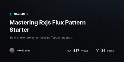 Mastering Rxjs Flux Pattern Starter Stackblitz