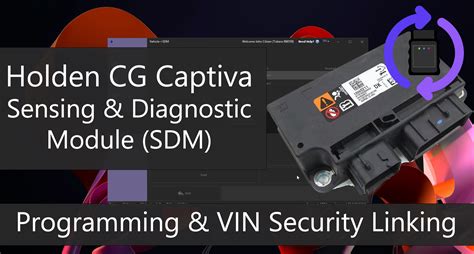Holden Cg Captiva Sdmairbag Module Replacement Programming And Vin Security Linking Obdsync