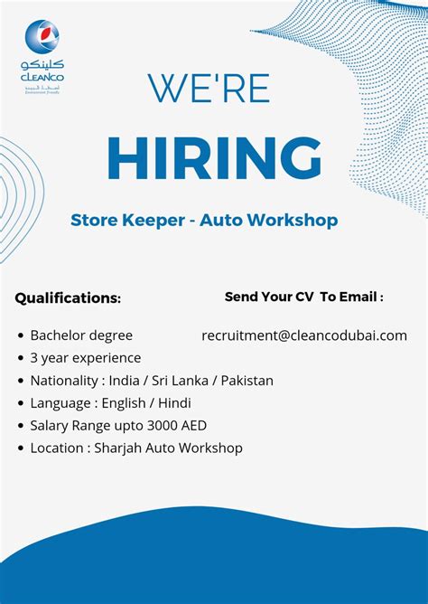 faisal khan on linkedin hiring uae dubai storekeeper jobs