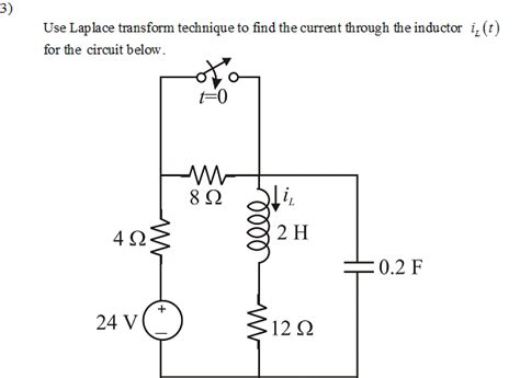 Solved Use Laplace Transform Technique To Find The Current