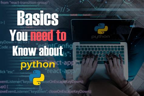 Basics Of Python Py You Need To Know About Python By Jinad