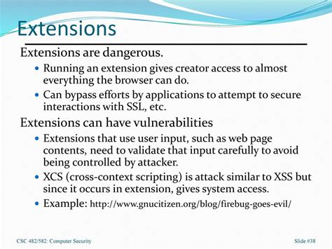 Csc 482 582 Computer Security Ppt Download