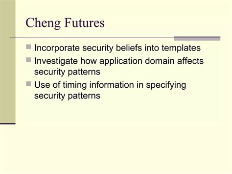 Security Patterns And Model Driven Architecture Ppt