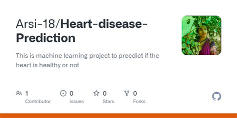 Github Arsi 18heart Disease Prediction This Is Machine Learning