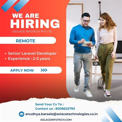 Solace Infotech Private Limited On Linkedin Hiring Laraveljobs Laraveldevelopers