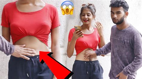 Waist Touching Prank On Girls 😱 Anshul Love You Bhagwan Youtube