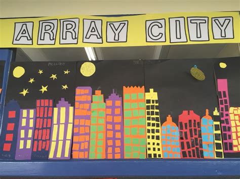 Array City Crafty Maths Multiplication Pinterest Math And Cities