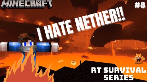 I Hate Nether In Minecraft Dont Mess With Hoglins Youtube