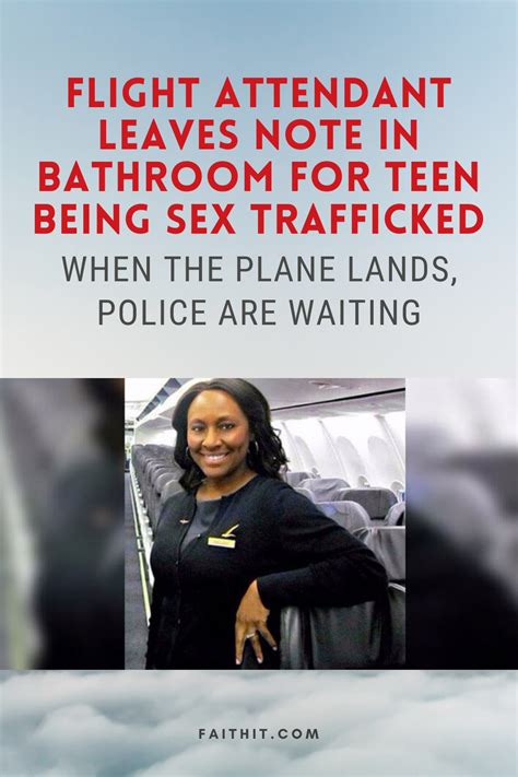Flight Attendant Leaves Note In Bathroom For Teen Being Sex TraffickedWhen The Plane Lands