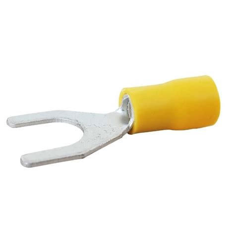 M4 Screw Insulated Fork Terminal For 2mm Wire 10pcs Flux Electronix