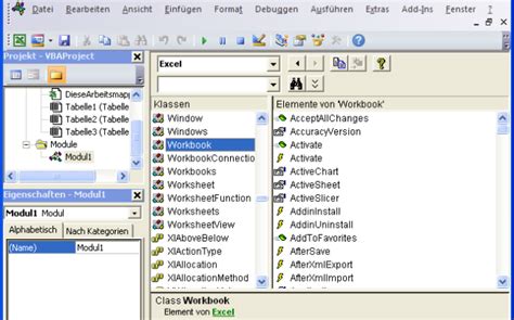 Excel Befehle Objekte Methoden In VBA Makros