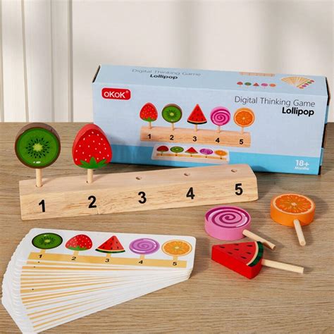 Wooden Simulation Puzzle Enlightenment Cognitive Digital Logic Game