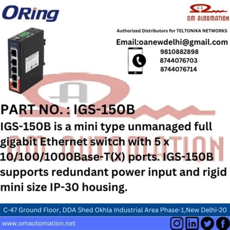 oring igs 150b industrial 5 port mini type unmanaged gigabit ethernet