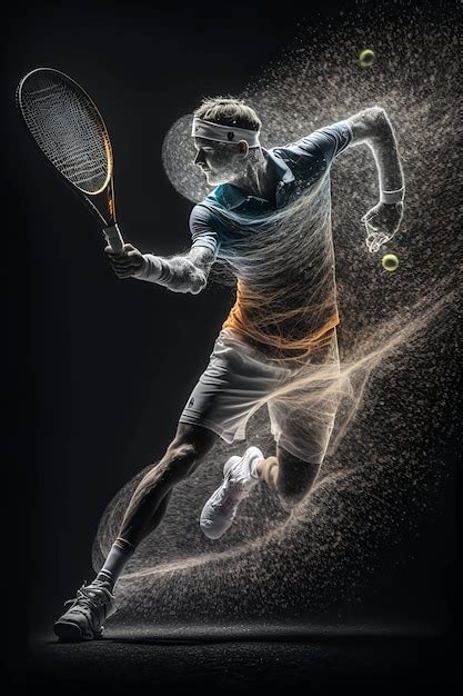 Premium Ai Image Persons Are Playing Tennis Ai Image