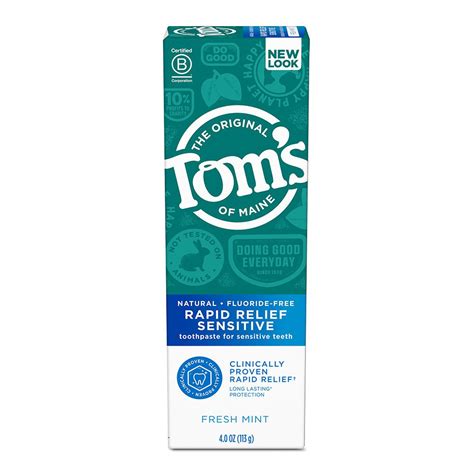 Rapid Relief Sensitive Toothpaste Healthy Lifestyles