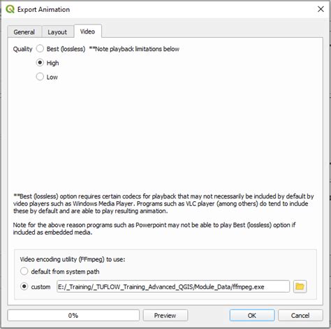 Tuflow Viewer Exporting An Animation Tuflow