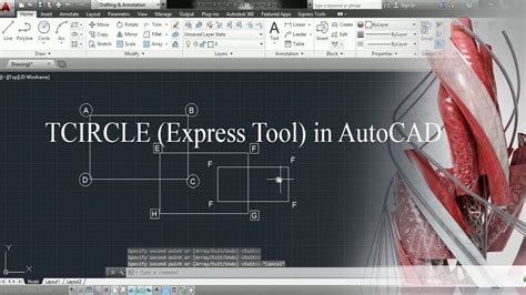 How To Create Circle Around Text In Autocad Youtube