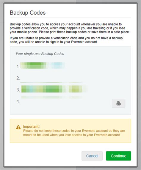 Evernote Removing Sms Two Factor Authorisation 2fa