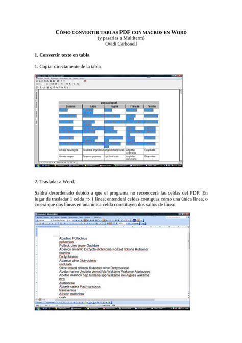 PDF Cómo convertir tablas con macros DOKUMEN TIPS