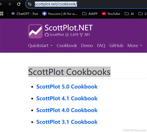 Scottplot学习的常用笔记 Csdn博客