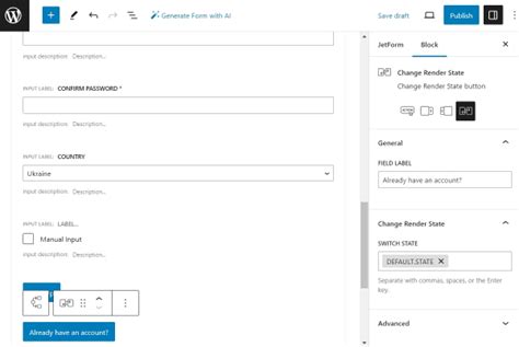 How To Combine Registration And Login In One Form Using Render States