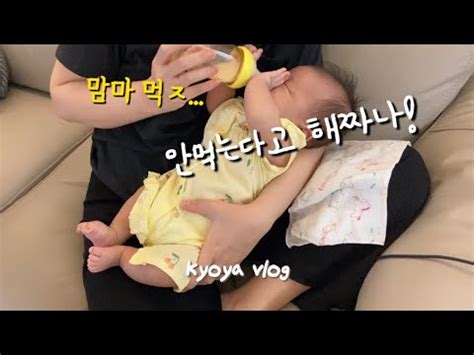 vlog 육아 브이로그 생후 개월 버티는거야 버티고 보는거야 버티면 육아도 다 되는거 맞아요 구강기 주먹고기 육아 고민 낮잠 재우는 방법 아기