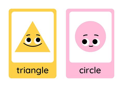 Free Printable Shapes Flashcards Templates Canva Worksheets Library