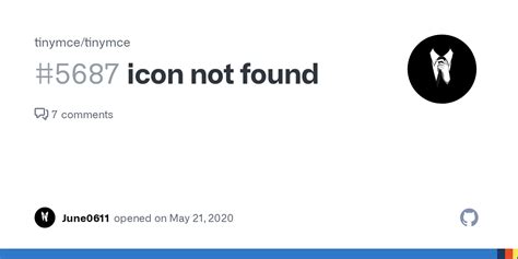 Icon Not Found Issue 5687 Tinymce Tinymce GitHub