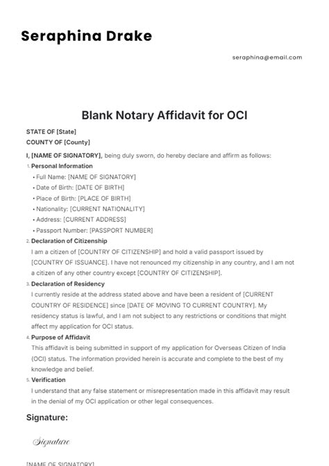 Free Notary Templates To Edit Online And Print