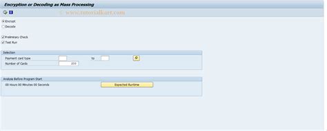 Pcamc Sap Tcode Mass Encryption Decryption Transaction Code