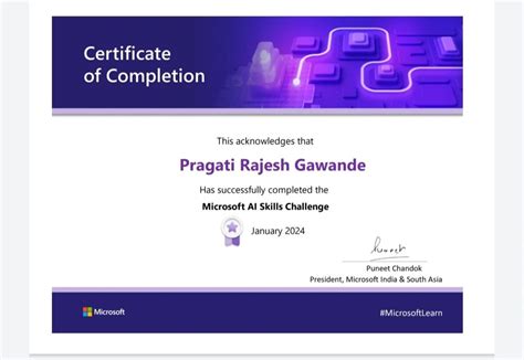 Pragati Gawande On Linkedin Aichallenge Mslearn Aiodysseychallenge Microsoft Infosys