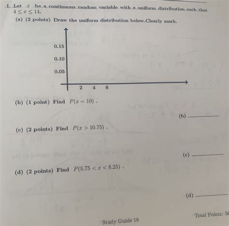 Solved 1 Let 3 Be A Continuous Random Variable With A