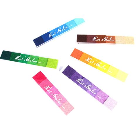 Badu Bg 1 бр Градиентни цветове Подложки с мастило Скрапбукинг Подложка с мастило Печат