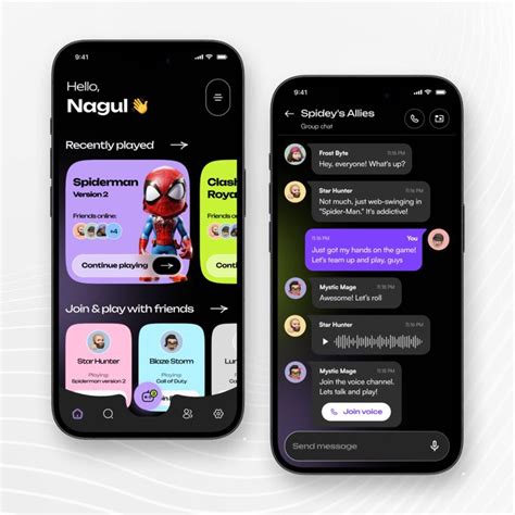 Gaming App Ui Design