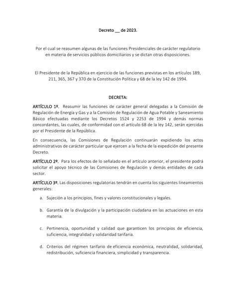 Proyecto De Decreto Presidente Reasume Funciones última Versióndocx