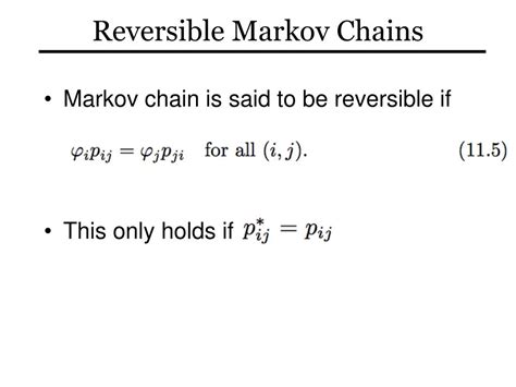 ppt 11 markov chains powerpoint presentation free download id 138276