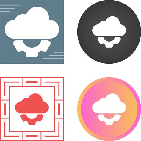 Cloud API Vector Icon Vector Art At Vecteezy