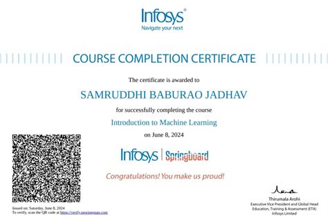 Samruddhi Jadhav On Linkedin Learning Professionaldevelopment Infosysspringboard