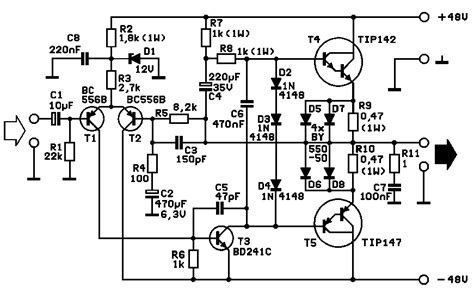 Amplificator Audio Cu Tip142 Si Tip147