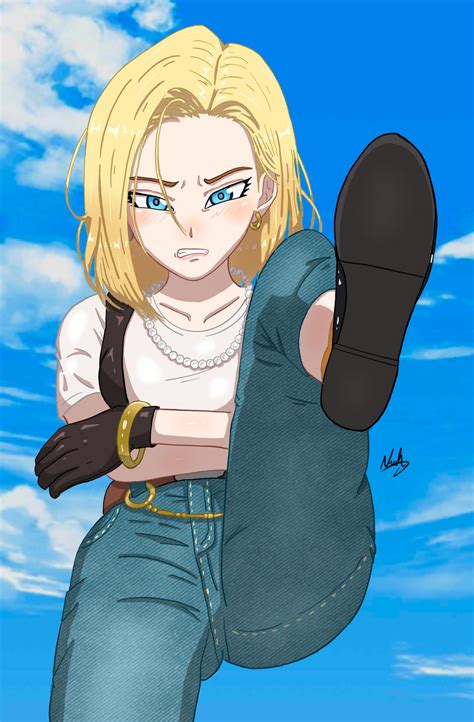 Android 18 Is Disgusted By Nashdnash2007 On Deviantart