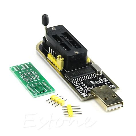 USB Programmer CH A Series Burner Chip EEPROM BIOS Writer SPI Flash NEW In Demo Board
