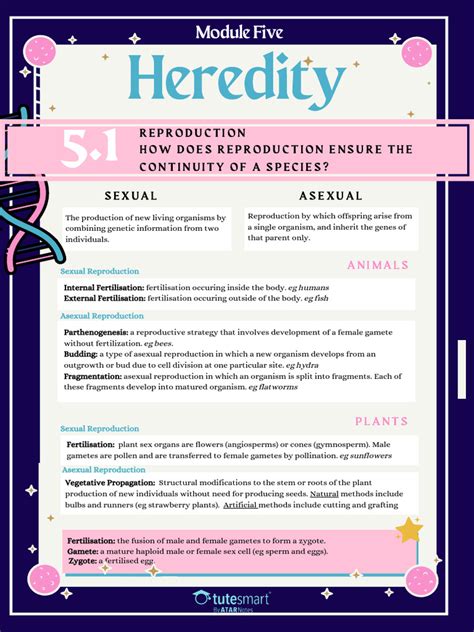 Module Five Revision Booklet Pdf Sexual Reproduction Fertilisation